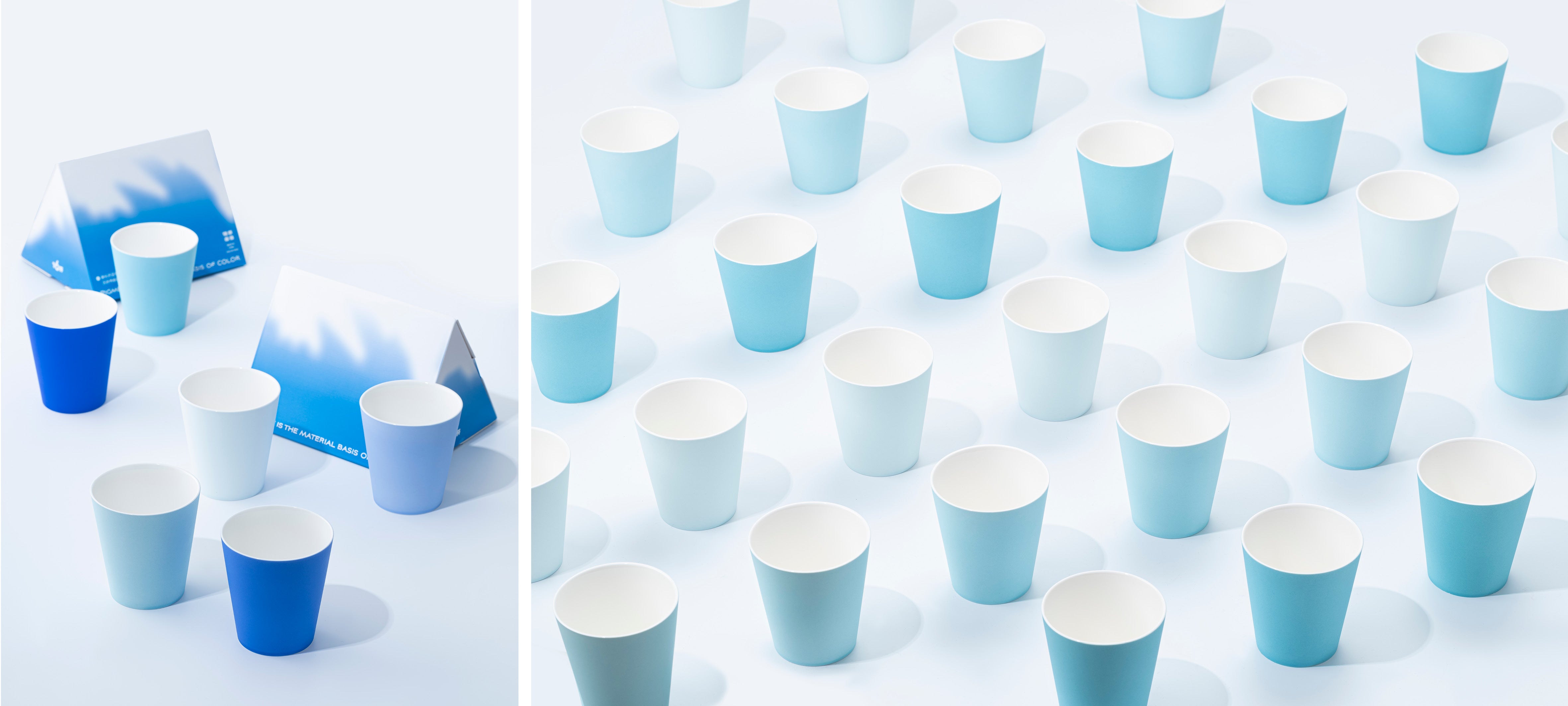 Klein Blue & Cool Tone Ceramic Cups | Hazzey Studio